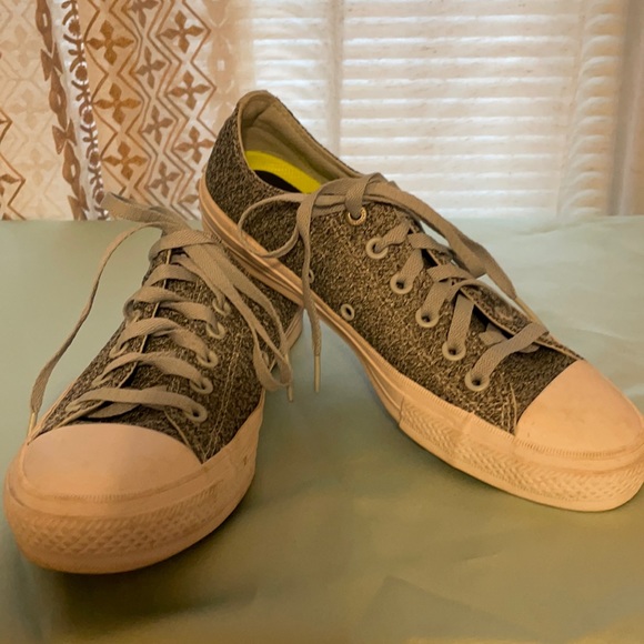 Converse | Shoes | Grey And Blue Converse Chuck Taylor Ii | Poshmark